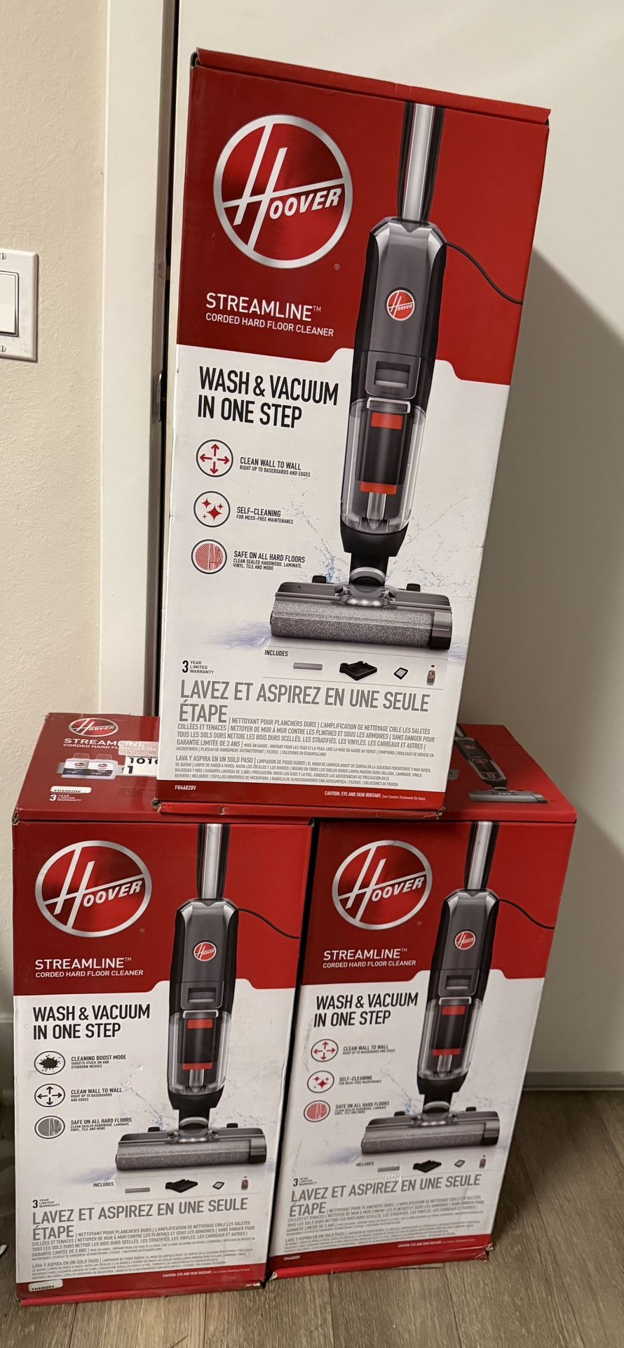 Hoover Streamline Corded Wet Dry Upright New In Box for Sale in ...