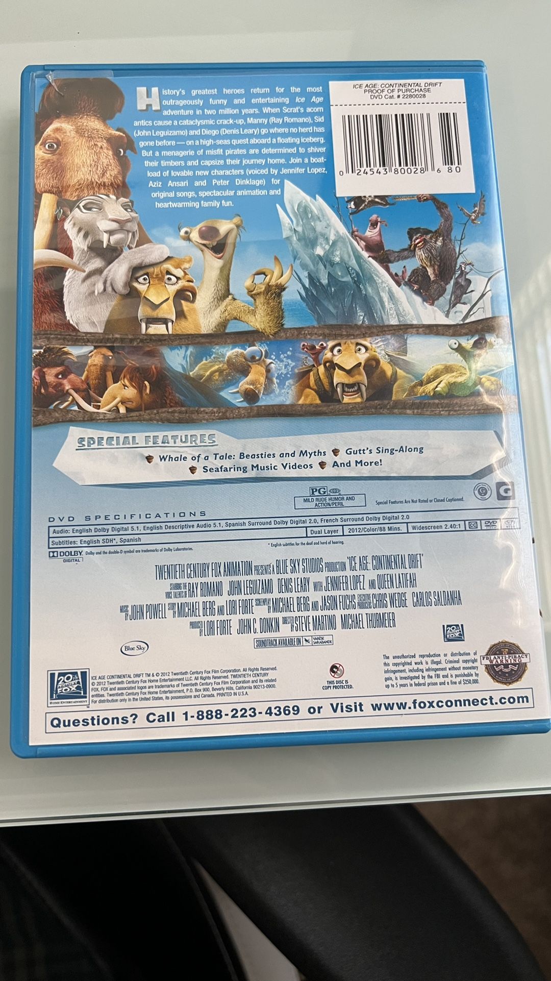 Ice Age 4 Dvd Cover