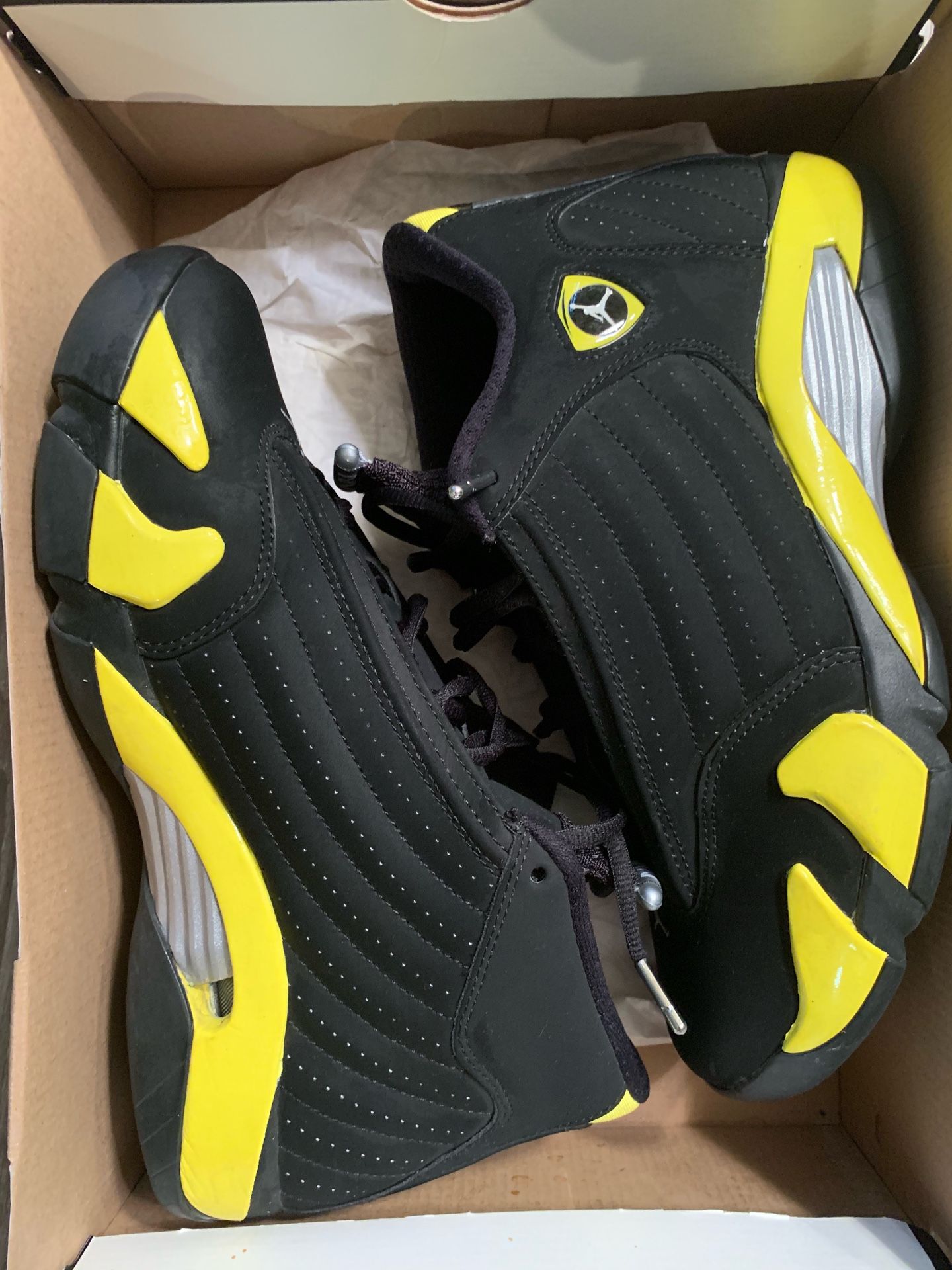 Jordan 14 Black And Yellow