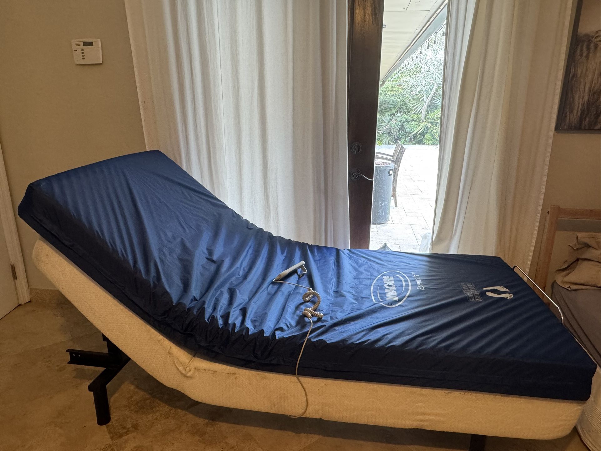 NEED GONE TODAY! Adjustable Bed Frame With Invacare Hospital Bed ...