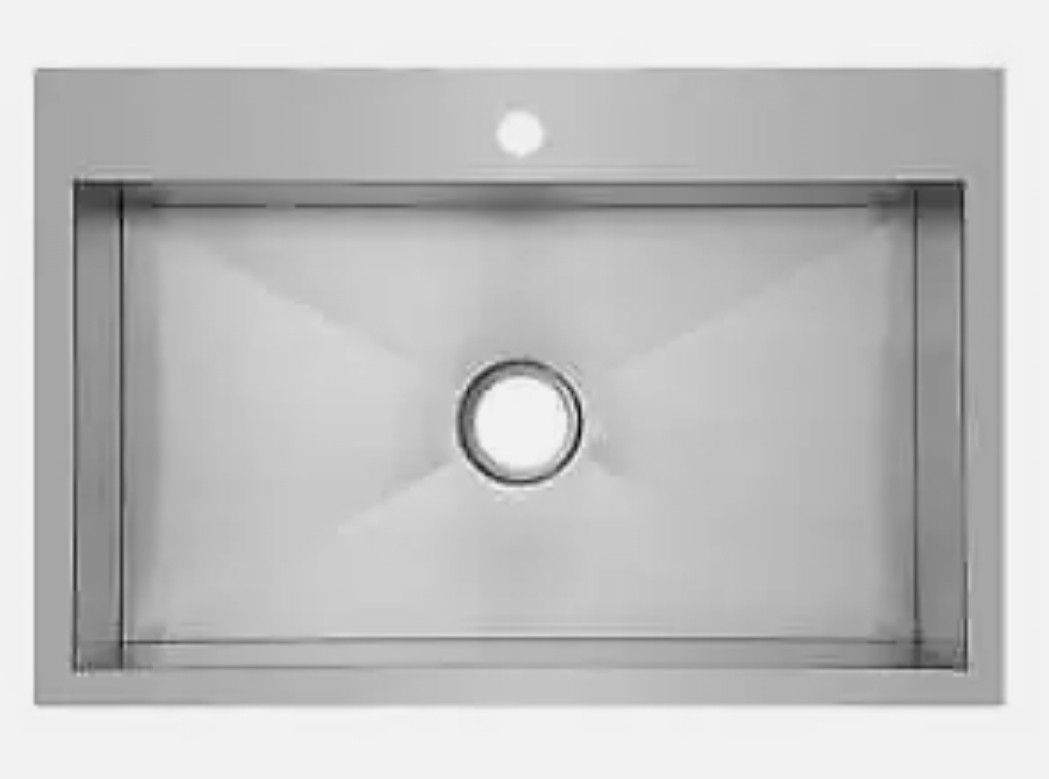 Mirabelle MIRDM1BZ1 Stainless Steel 33" Single Basin Drop In or ...