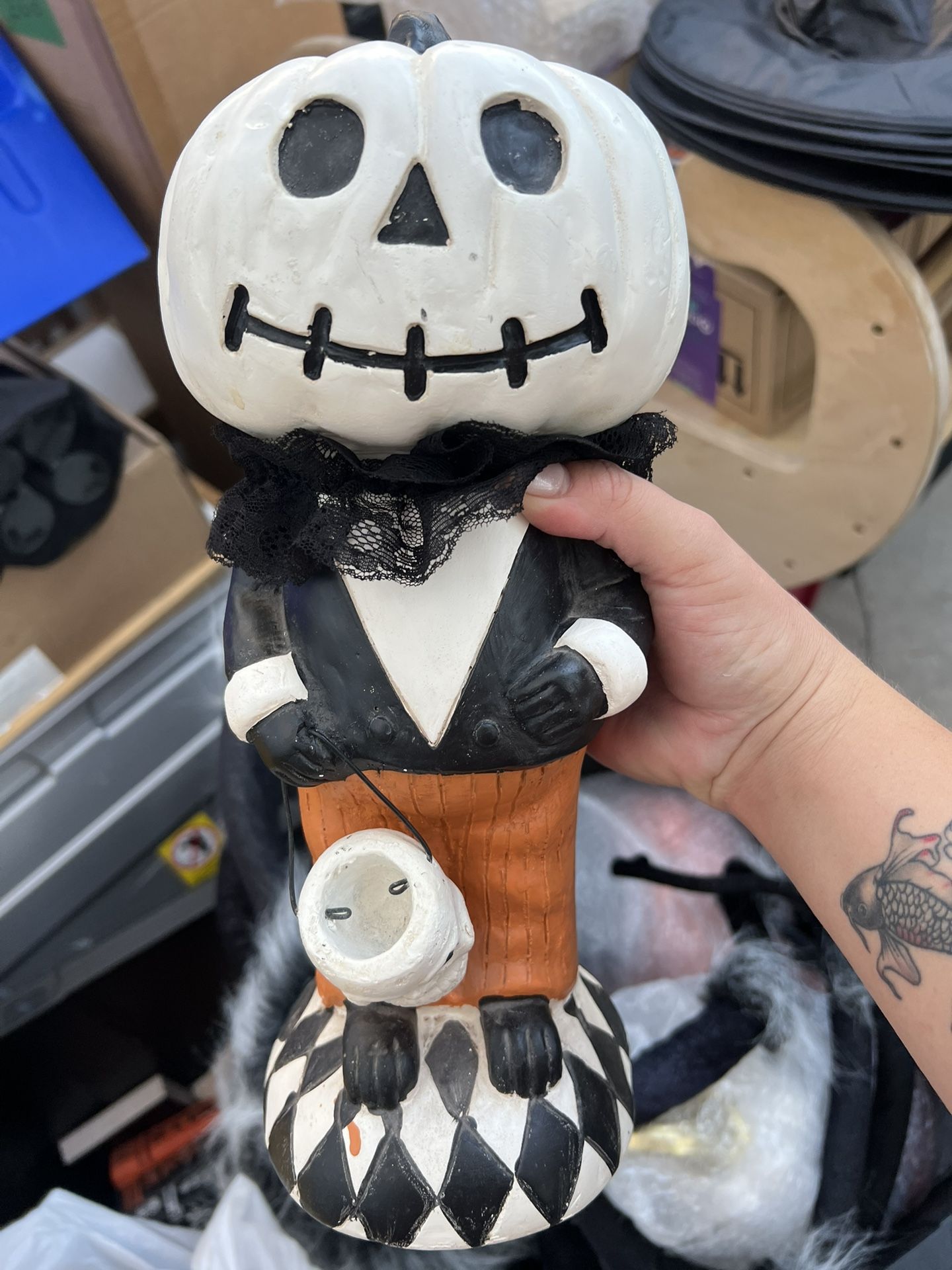 Halloween Ceramic Decor Pumpkin Man for Sale in El Monte, CA - OfferUp