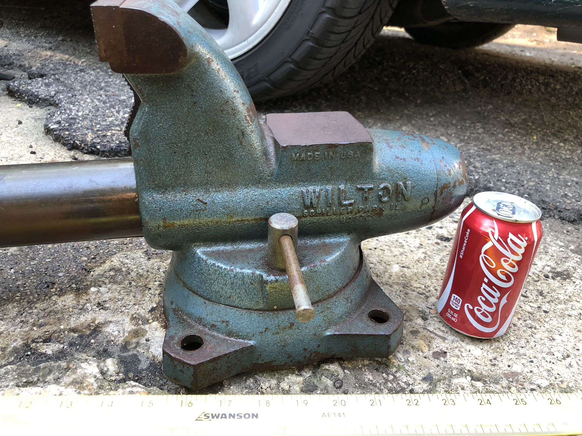 Wilton C-1, HEAVY DUTY, Combination Pipe and Bench Vises - Swivel Base ...