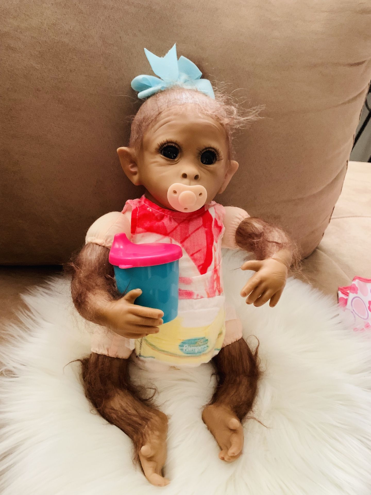 Reborn baby monkey doll for Sale in Chicago, IL - OfferUp
