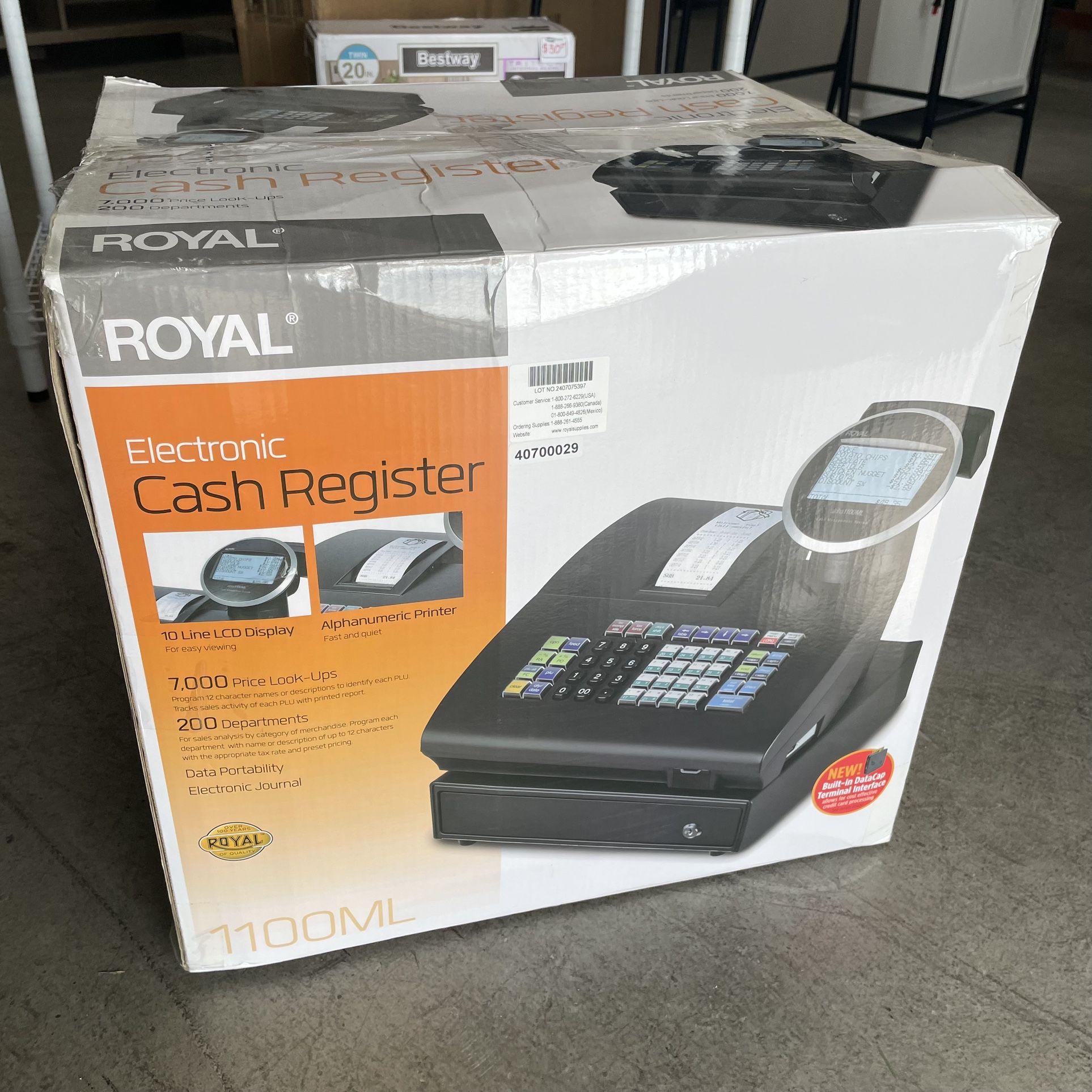 Royal Alpha Cash Register with Thermal Printer 1100ML for Sale in North ...