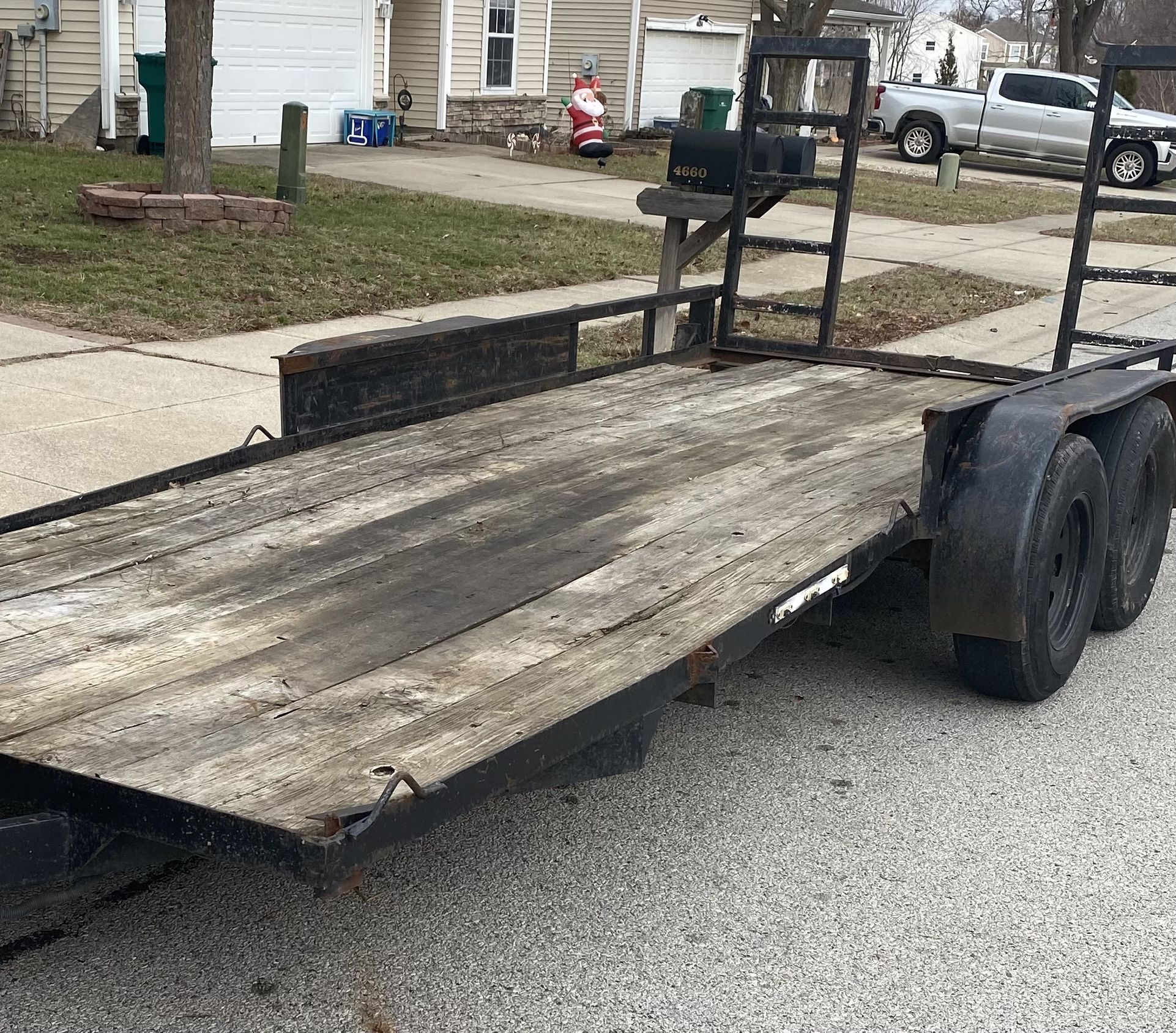 19 Ft Car Hauler 2in Ball Double Axel Trailer With Ramps for Sale in ...