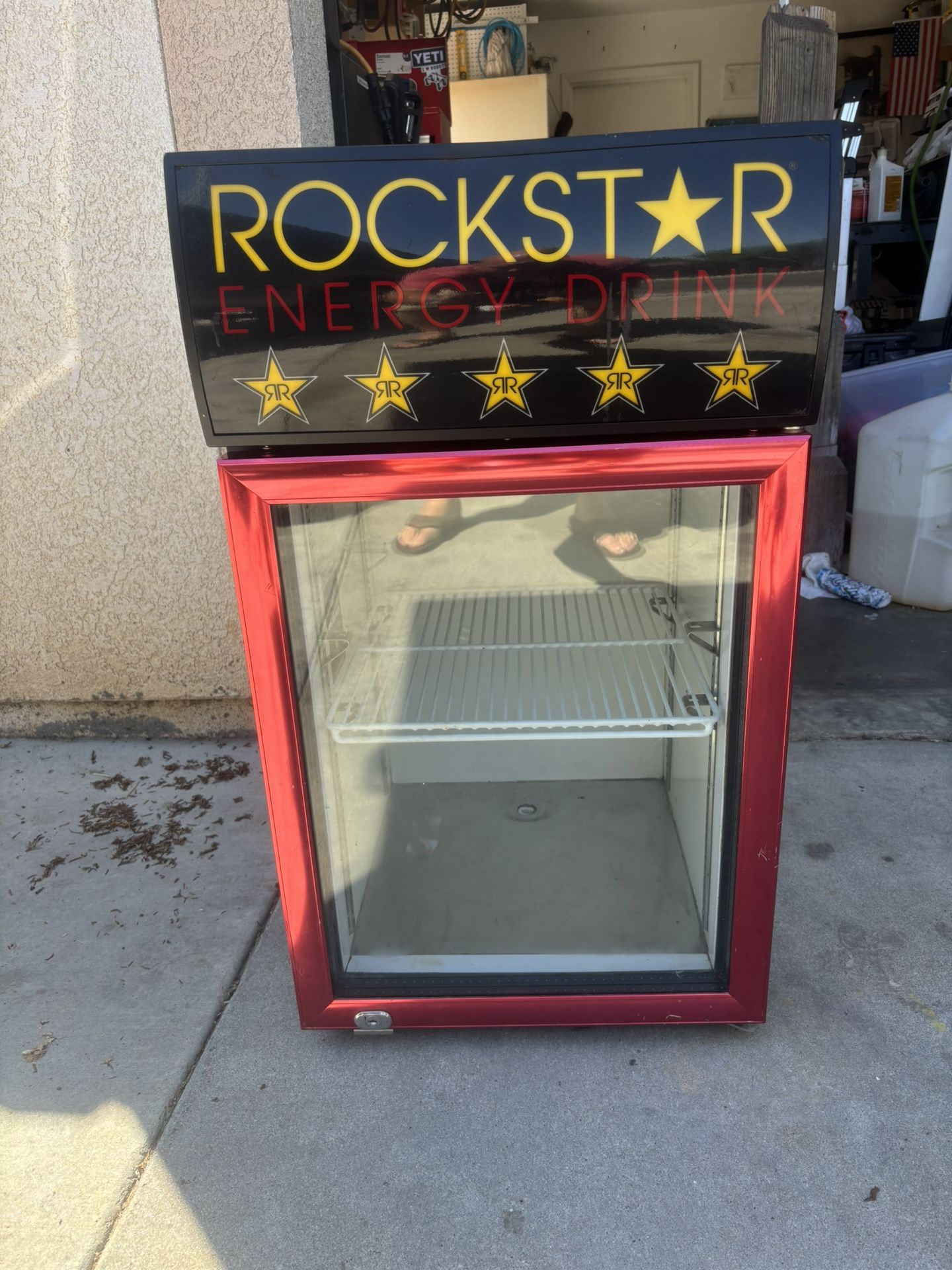 Rockstar mini fridge for Sale in Fresno, CA - OfferUp