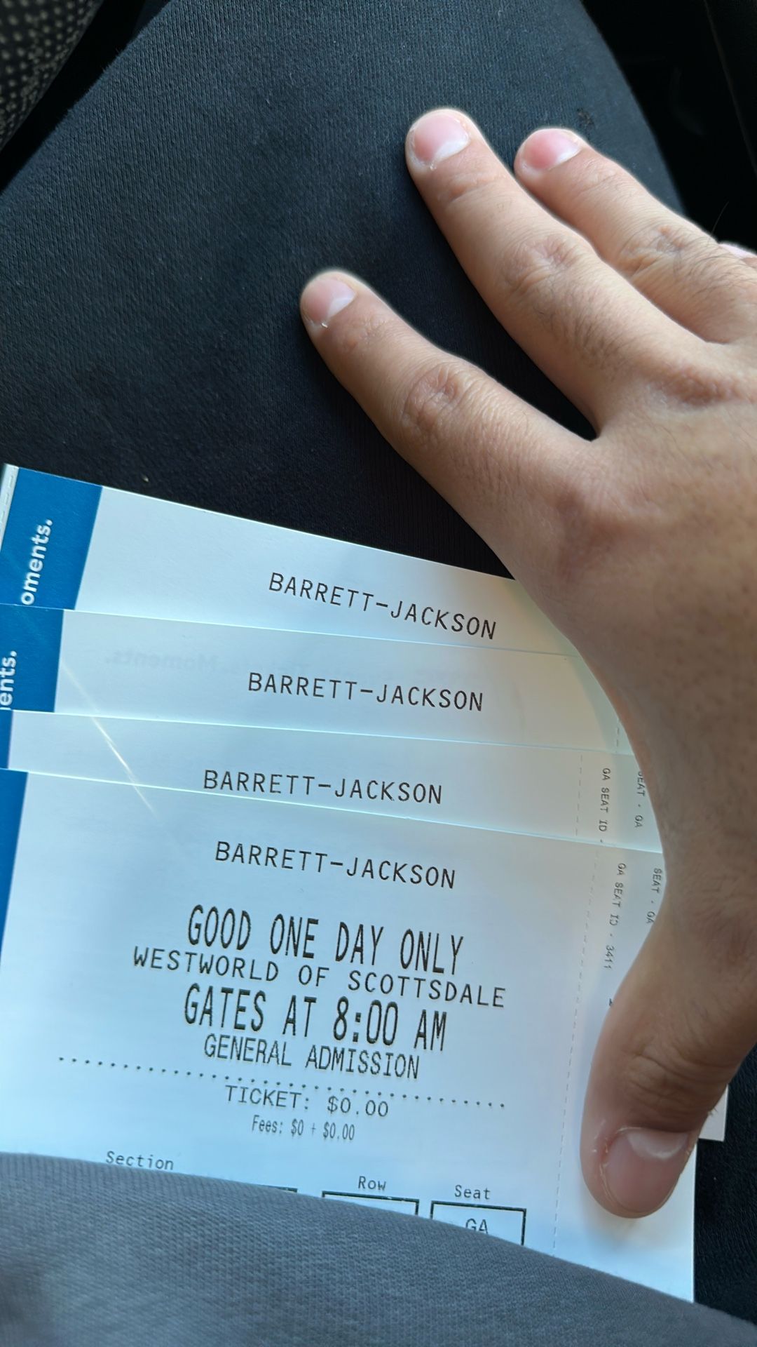 Barrett Jackson Tickets for Sale in Mesa, AZ - OfferUp