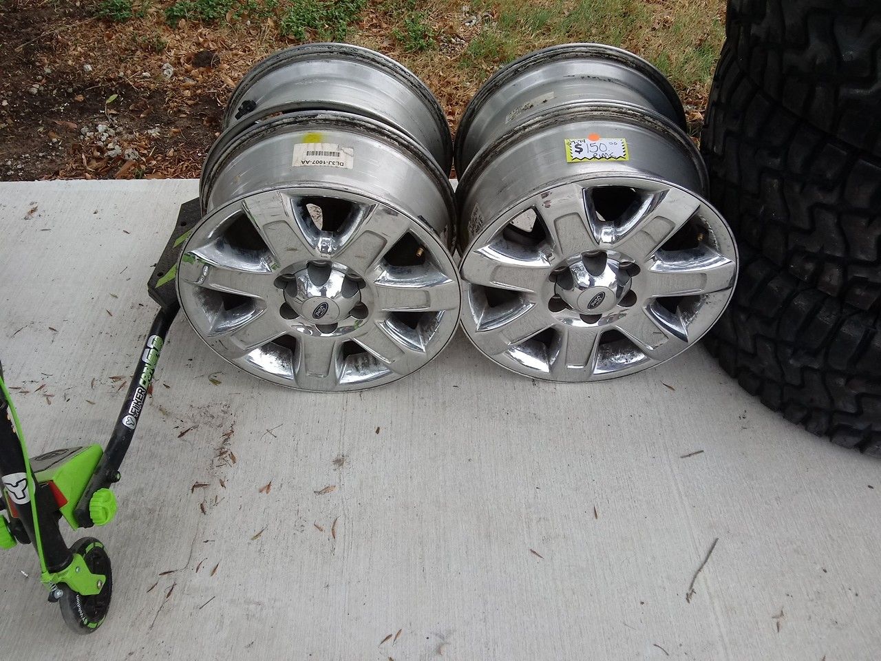 Ford wheels 2009-2014 Ford F-150 4x4 factory chrome rims 18"x 8" with ...