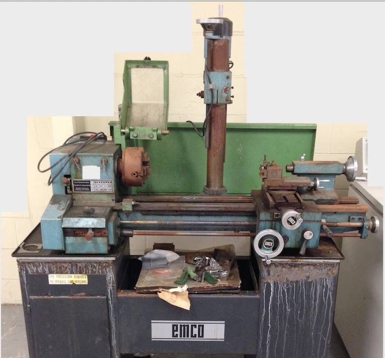 Emco Maximat V10 Lathe Mill Vertical Milling Drilling Attachment for ...
