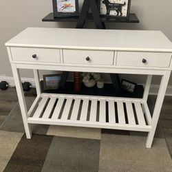 IKEA PANGET Entry Console Table White Stain 41 3 4x16 1 2 Free Local Delivery Available for Sale in Arlington VA OfferUp