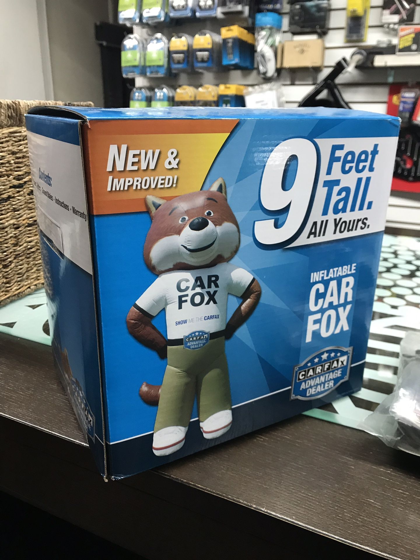 CARFAX CAR FOX AIR BLOWN INFLATABLE VEHICLE DEALER PROMO for Sale in ...