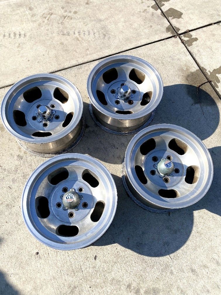 Vintage Chevy Silverado Alloy Rims 5 Lug Chevrolet Trucks C10 Shortbed ...