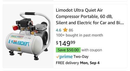 Limodot LG1100 Air compressor for Sale in Deer Park, TX - OfferUp
