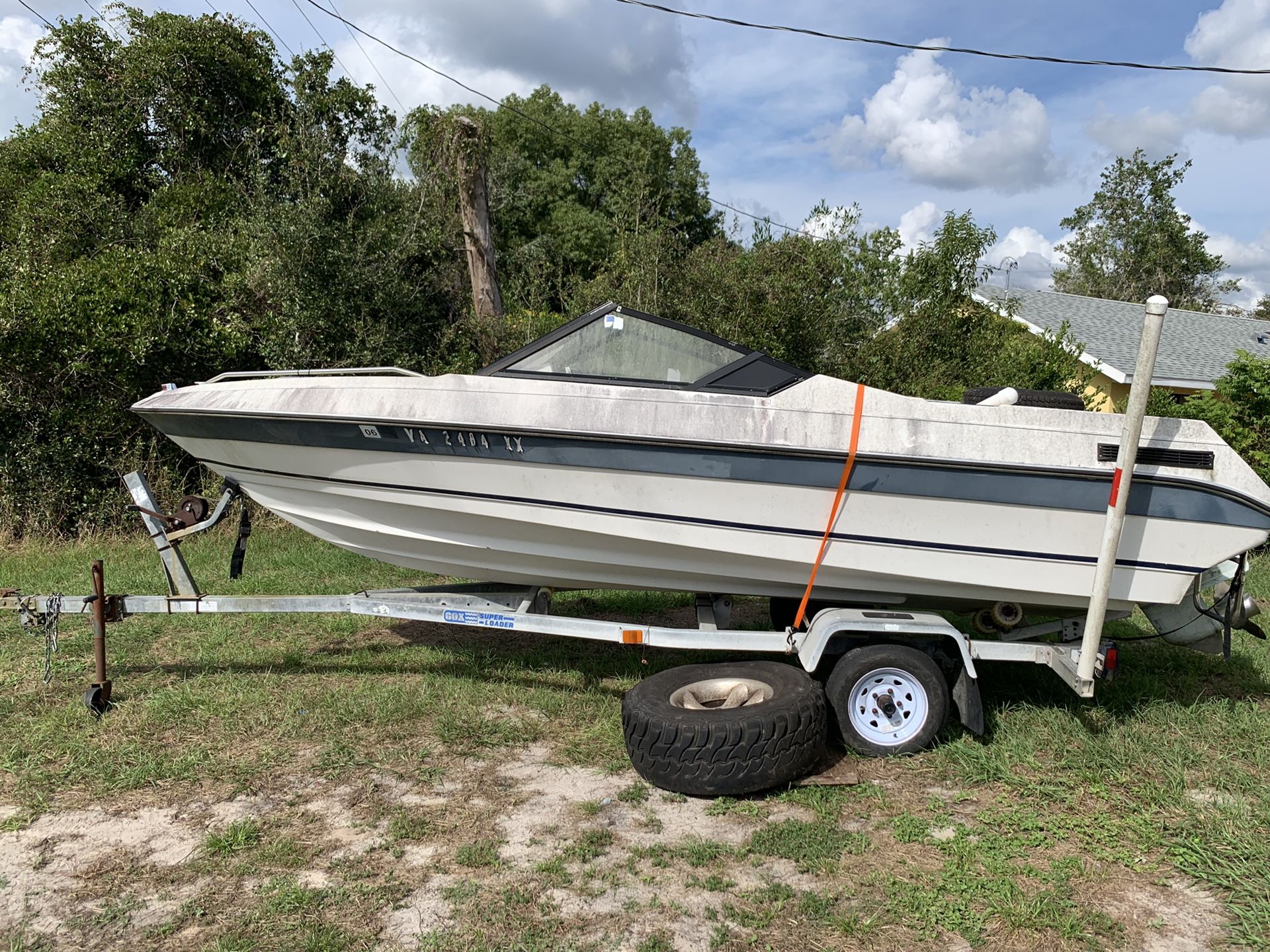 1989 caprice 17ft boat 1988 Cox 18ft boat trailer for Sale in Spring ...