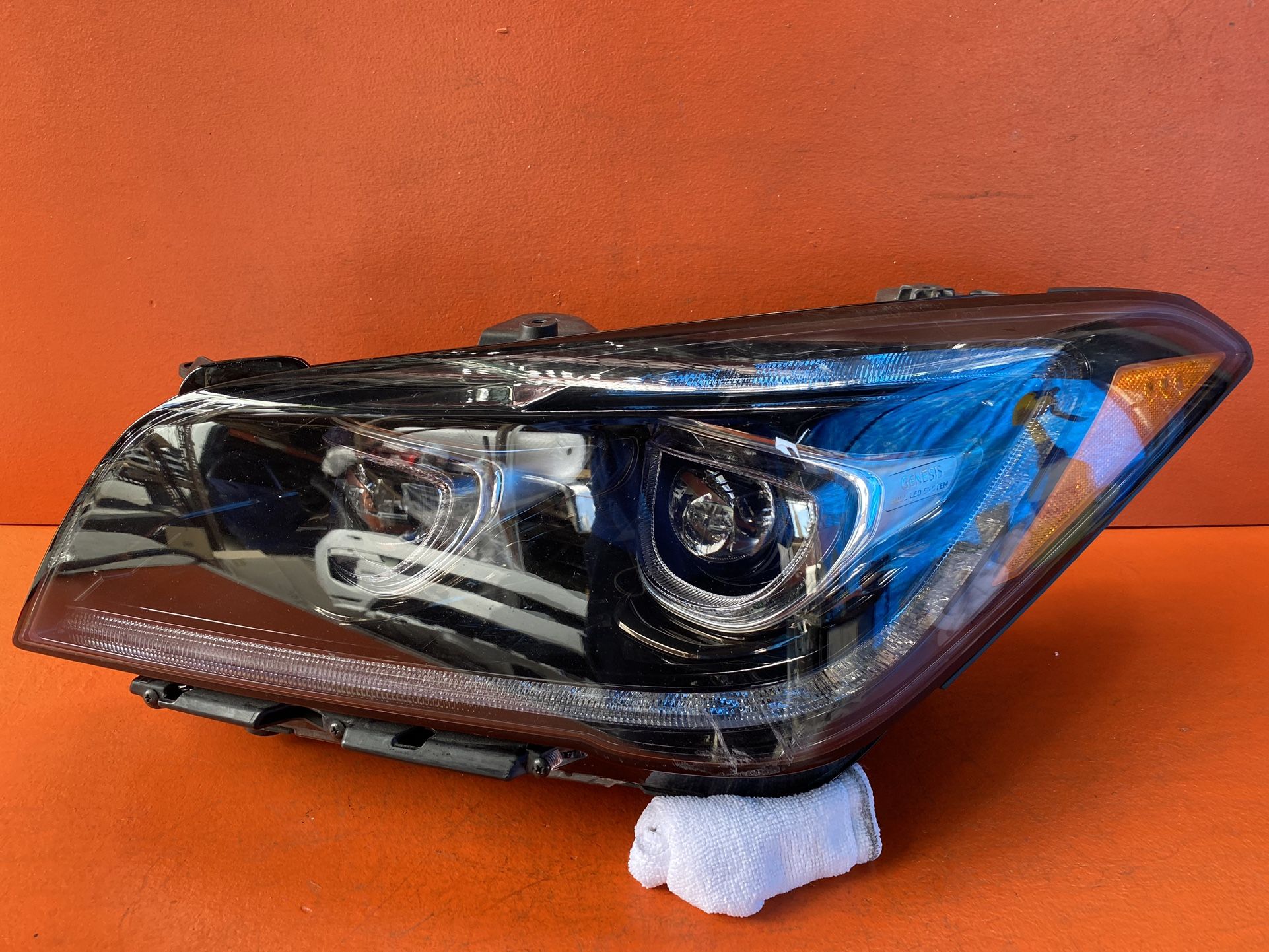 2017 - 2020 GENESIS G80 LEFT DRIVER FULL LED HEADLIGHT LAMP ASSEMBLY ...