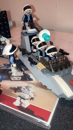 Lego Star Wars Imperial Drop ship Set 7667 / Rebel Scout Speeder Set ...