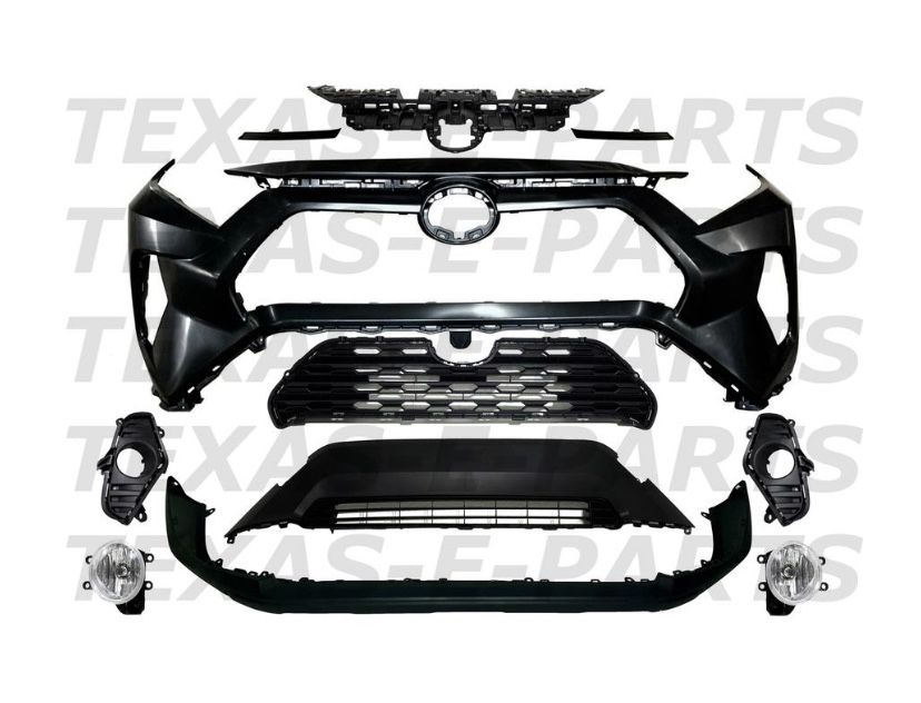 Toyota Rav4 Front Bumper Cover Complete Assembly 2019 2020 2021 Grille ...