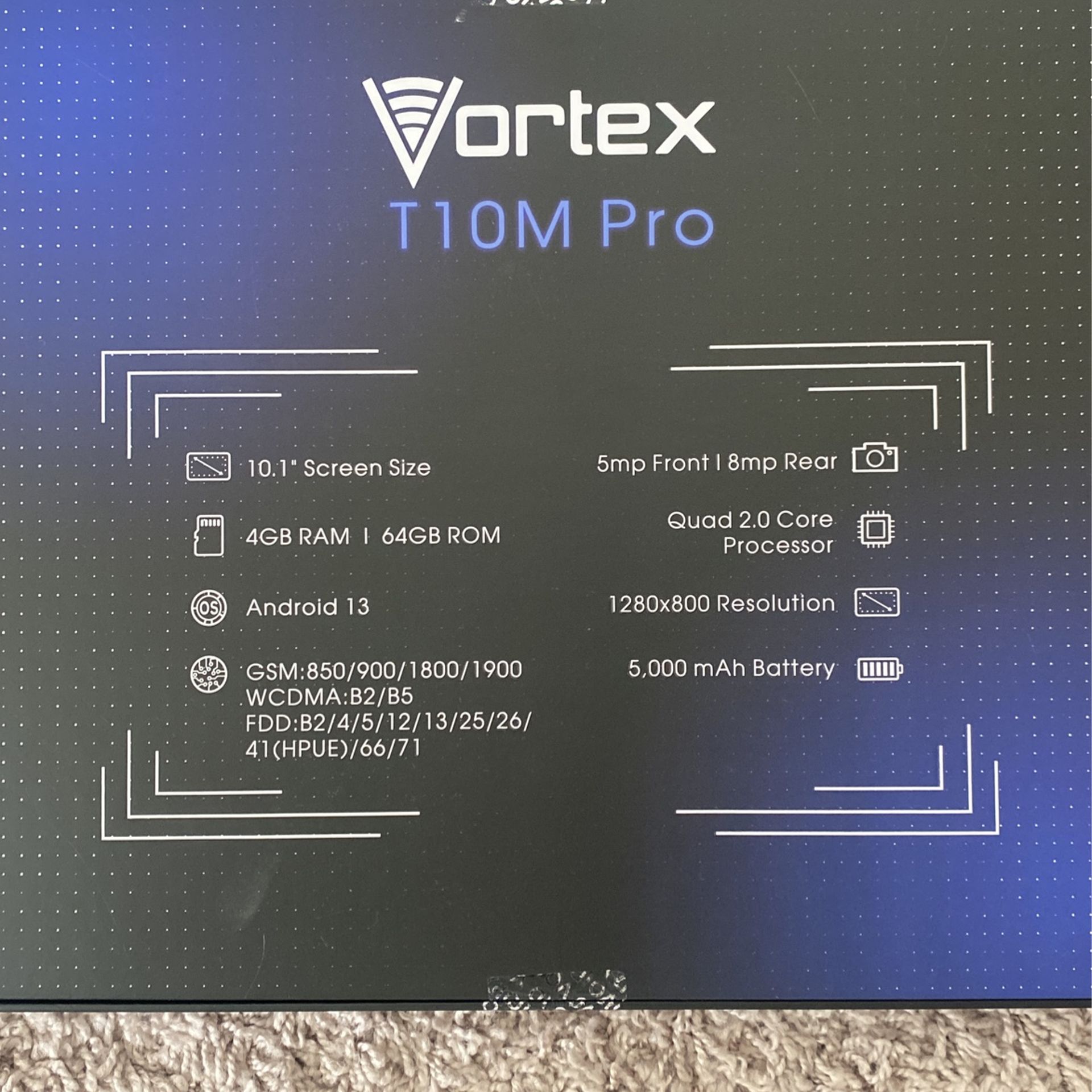 Vortex T 10M Pro Tablet Unlocked Brand New for Sale in Owings Mills, MD ...