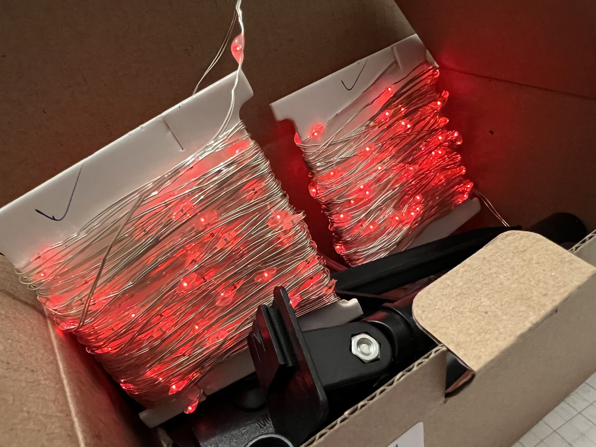 2 Pack *120 LED Solar Valentine Lights, ,8 Modes Waterproof Red Solar ...