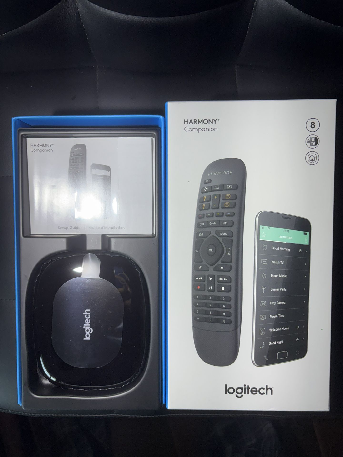 Logitech Harmony Companion All in One Remote Control / Smart Hub Black ...