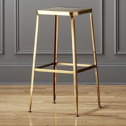 CB2 Flint Gold Bar Stools for Sale in Los Angeles CA OfferUp
