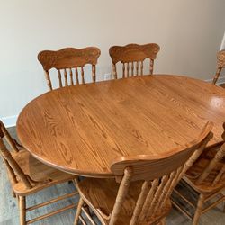 7piece Oak Dining Room Set for Sale in Milton DE OfferUp