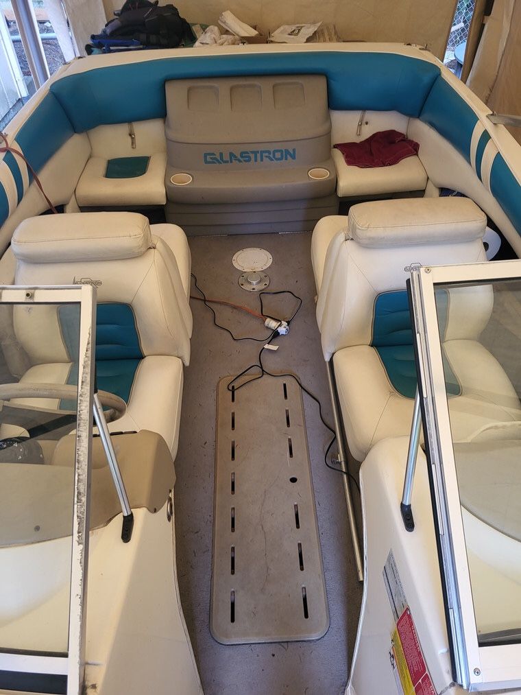 1994 Glastron 17.5' Open Bow Runabout with Teak Swim step. Includes ...