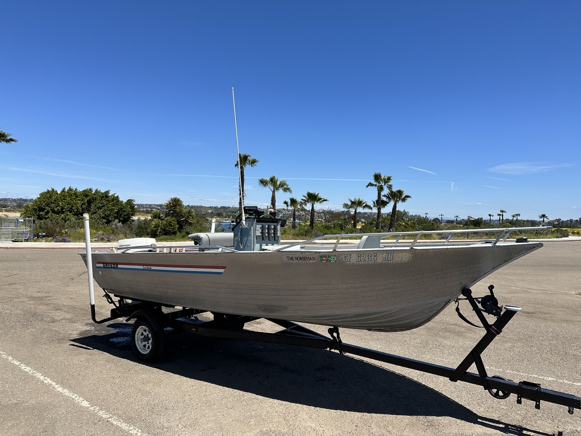 Gregor 18.5’ Center Console Aluminum Fishing Boat for Sale in San Diego ...