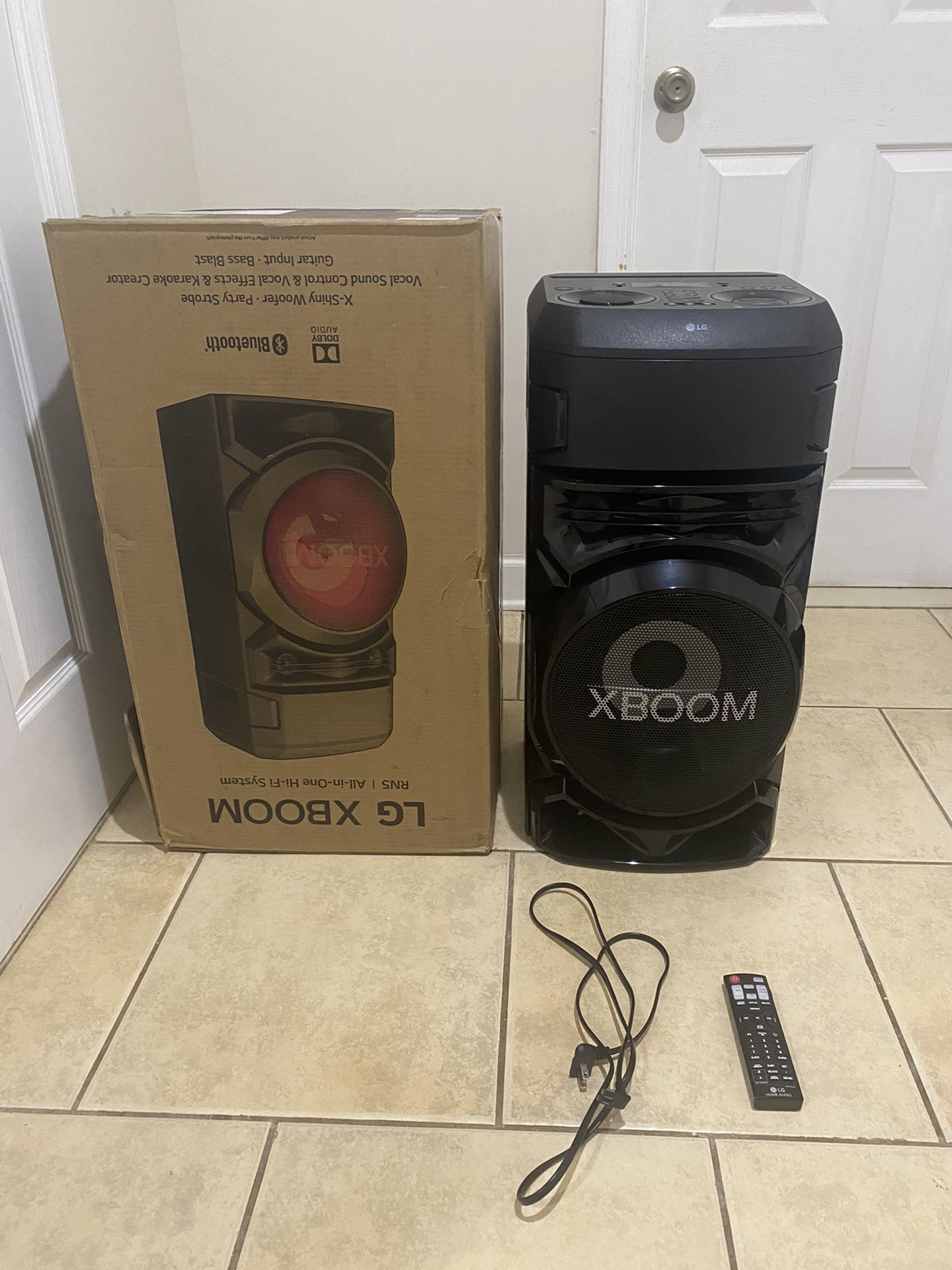 LG XBOOM RN5 Speaker With Remote for Sale in Springfield, VA - OfferUp