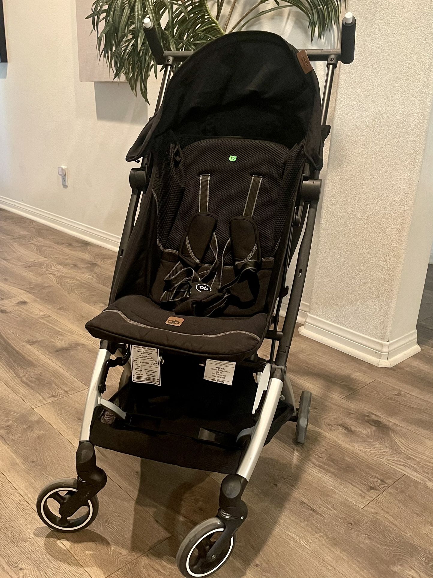 GB Pockit+ All-City Ultra Compact Lightweight Stroller - Velvet Black ...