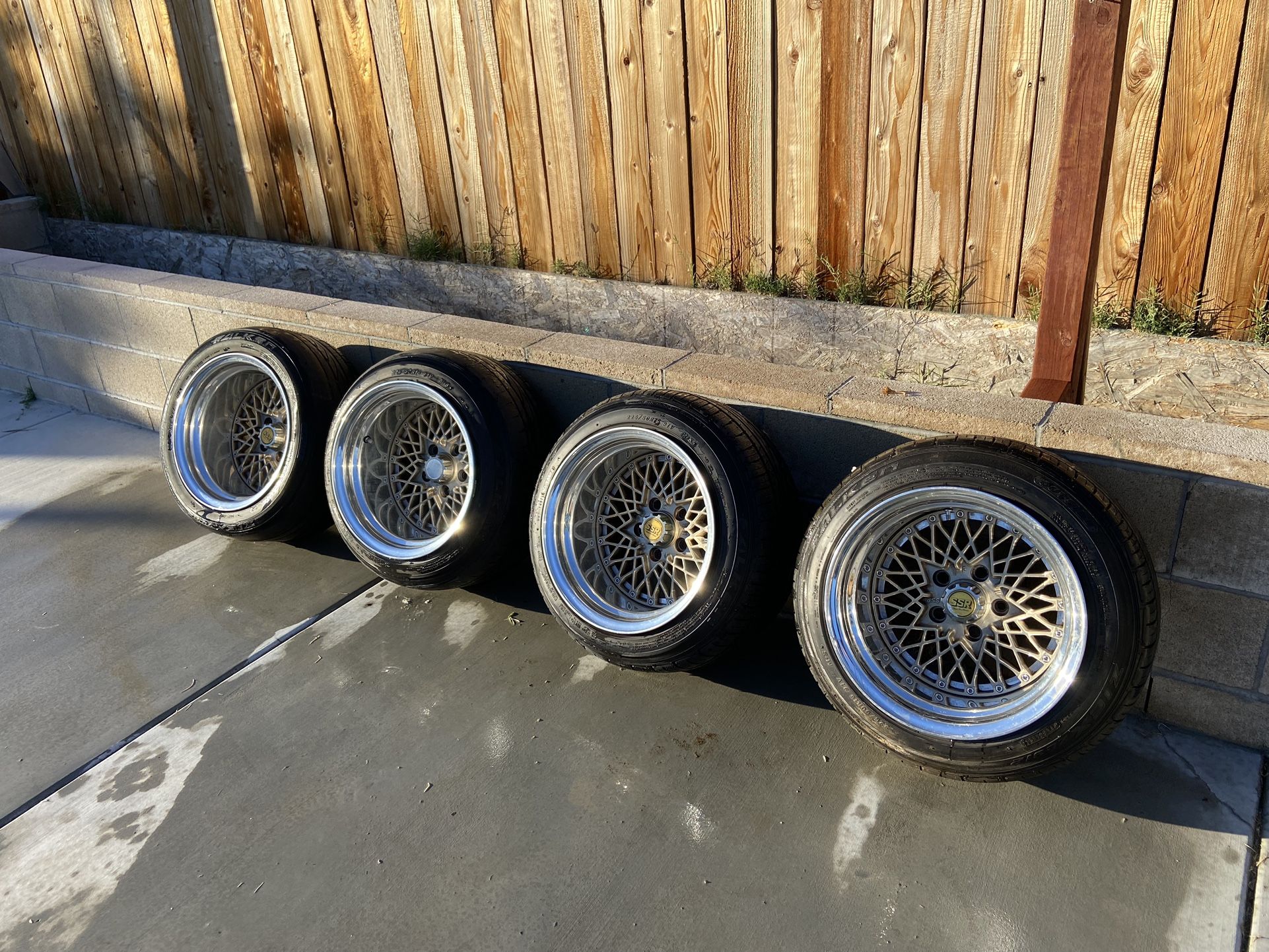 SSR formula Mesh Wheels Old school Jdm 5x114 for Sale in Moreno Valley ...