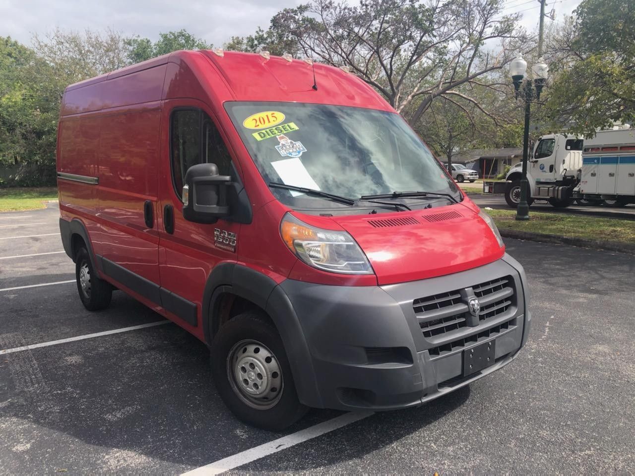 2016 RAM PROMASTER 1500 4C TDSL diesel engine EXT CARGO VAN 3.0L HIGH ...