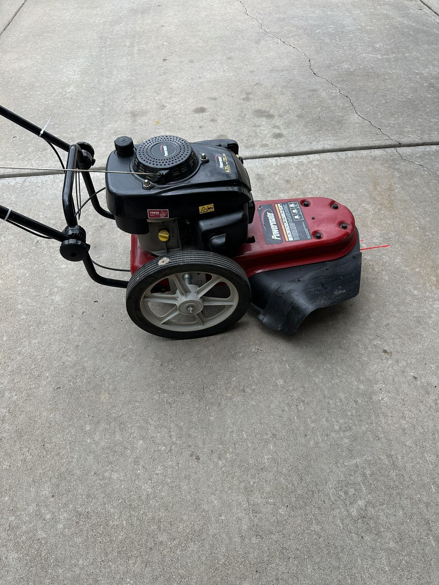 Powermate Walk Behind String Trimmer 22” Cut for Sale in Thornton, CO ...