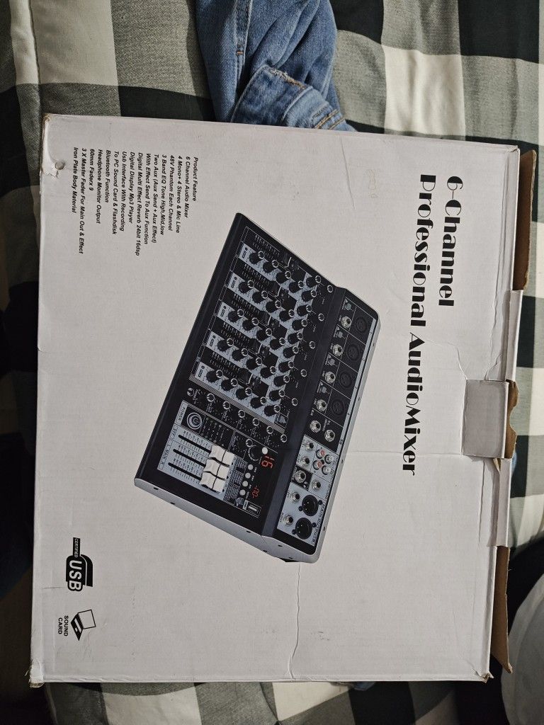 6 Channel Audio Interface Sound Board Mixing for Sale in Carson, CA ...