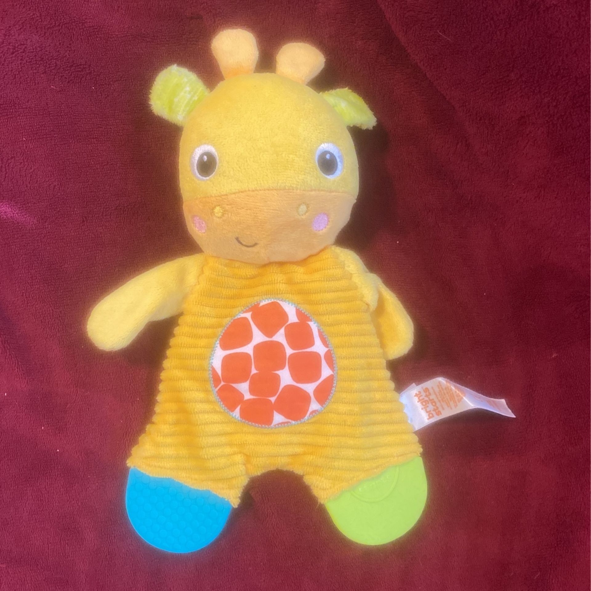Bright Starts Snuggle Teethe Plush Teething Baby Toy – Giraffe for Sale ...