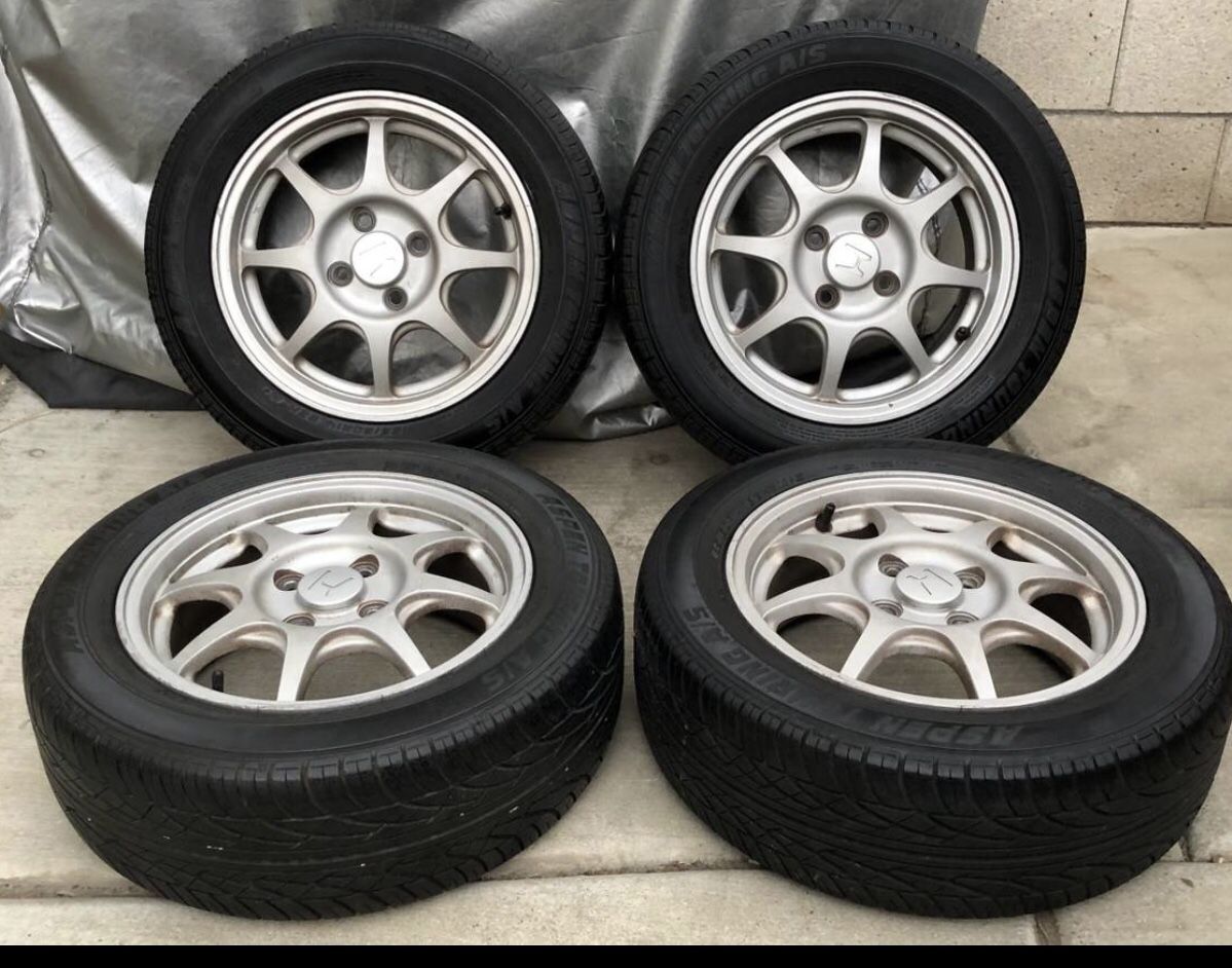 Wheels Honda Civic HX 14" OEM Factory Original made by Enkei Rims with ...