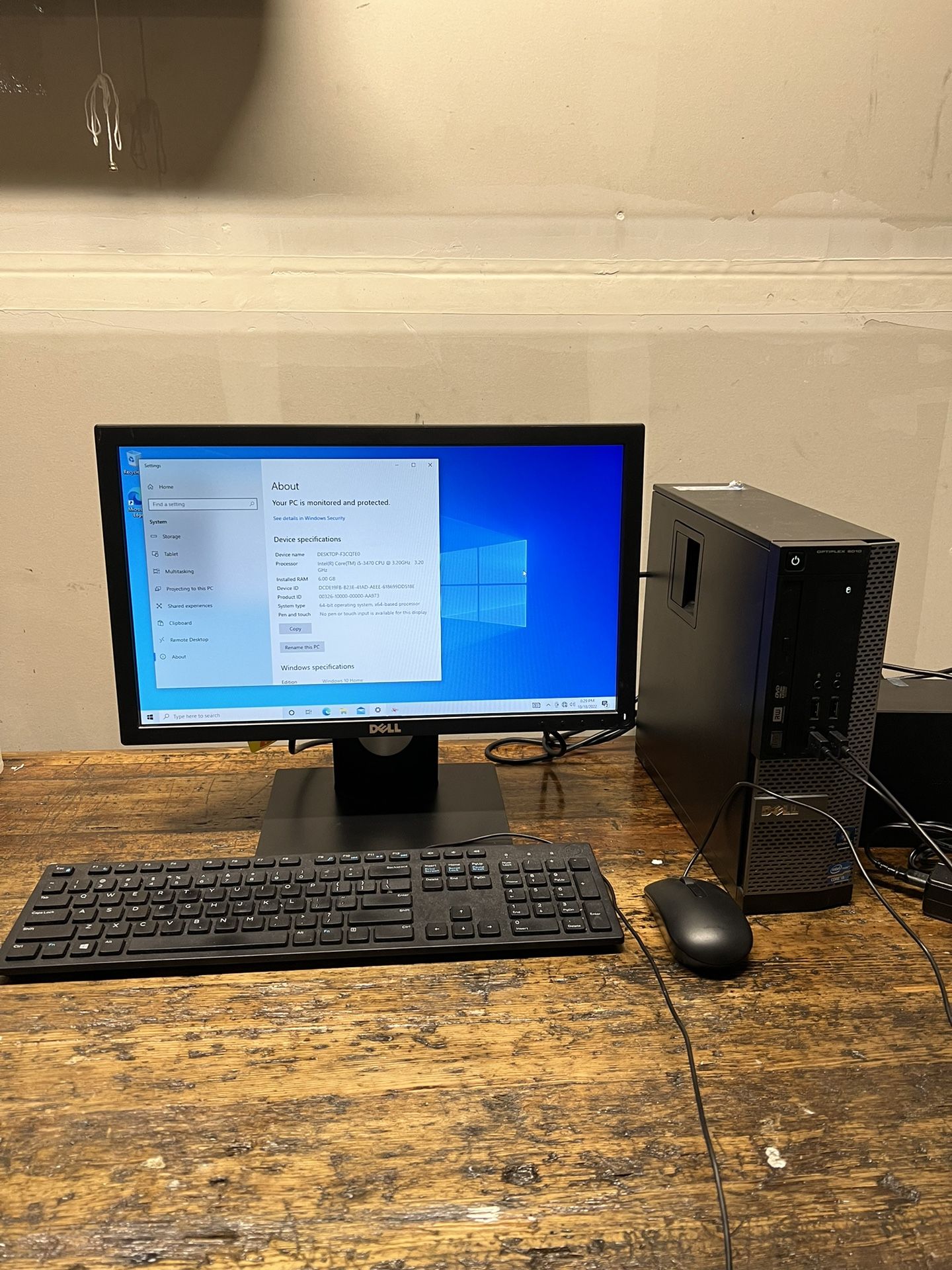Dell Optiplex 9010 i5 3470 3.2Ghz 6GB RAM Dual Radeon HD 7000 GPU ...