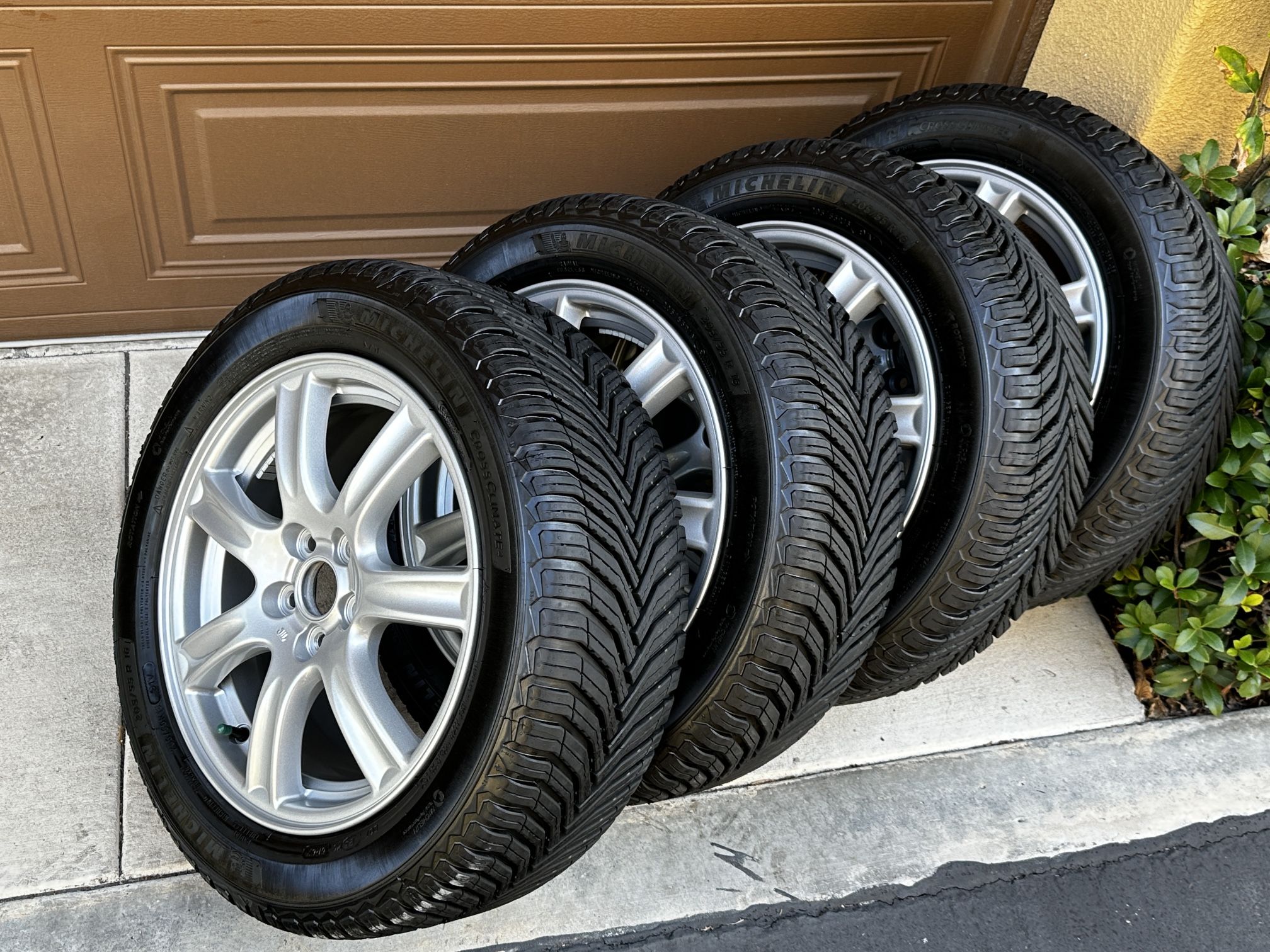 New Subaru 16" Wheels & Tires MICHELIN CROSSCLIMATE2 Tires 205/55r16 ...