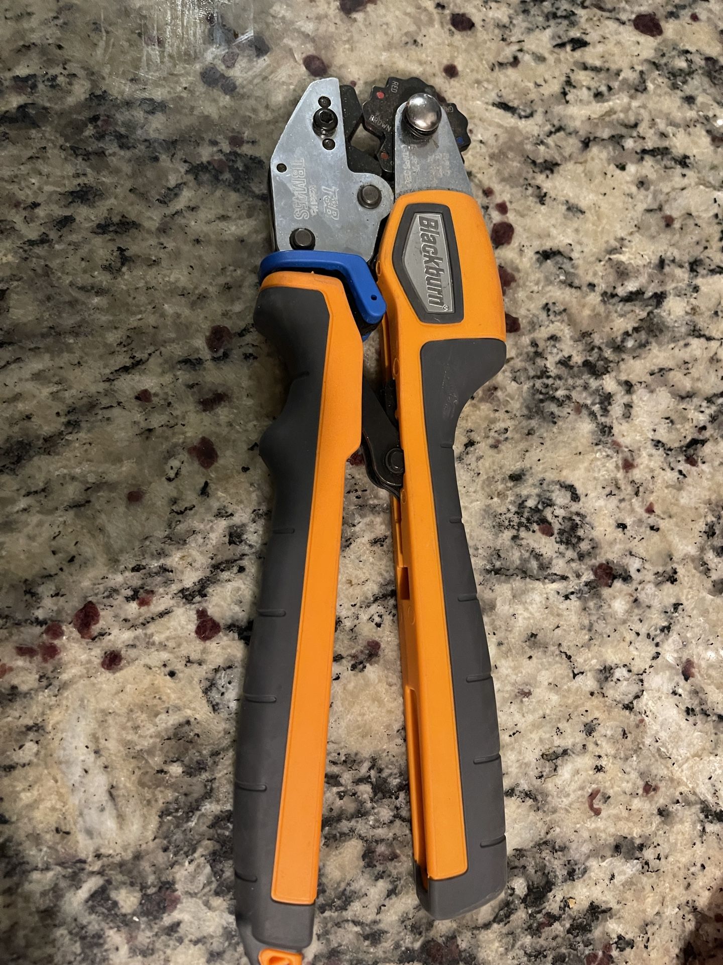 Thomas & Betts TBM45S Sta-Kon Manual Ratcheting Crimper RA, RB and RC ...