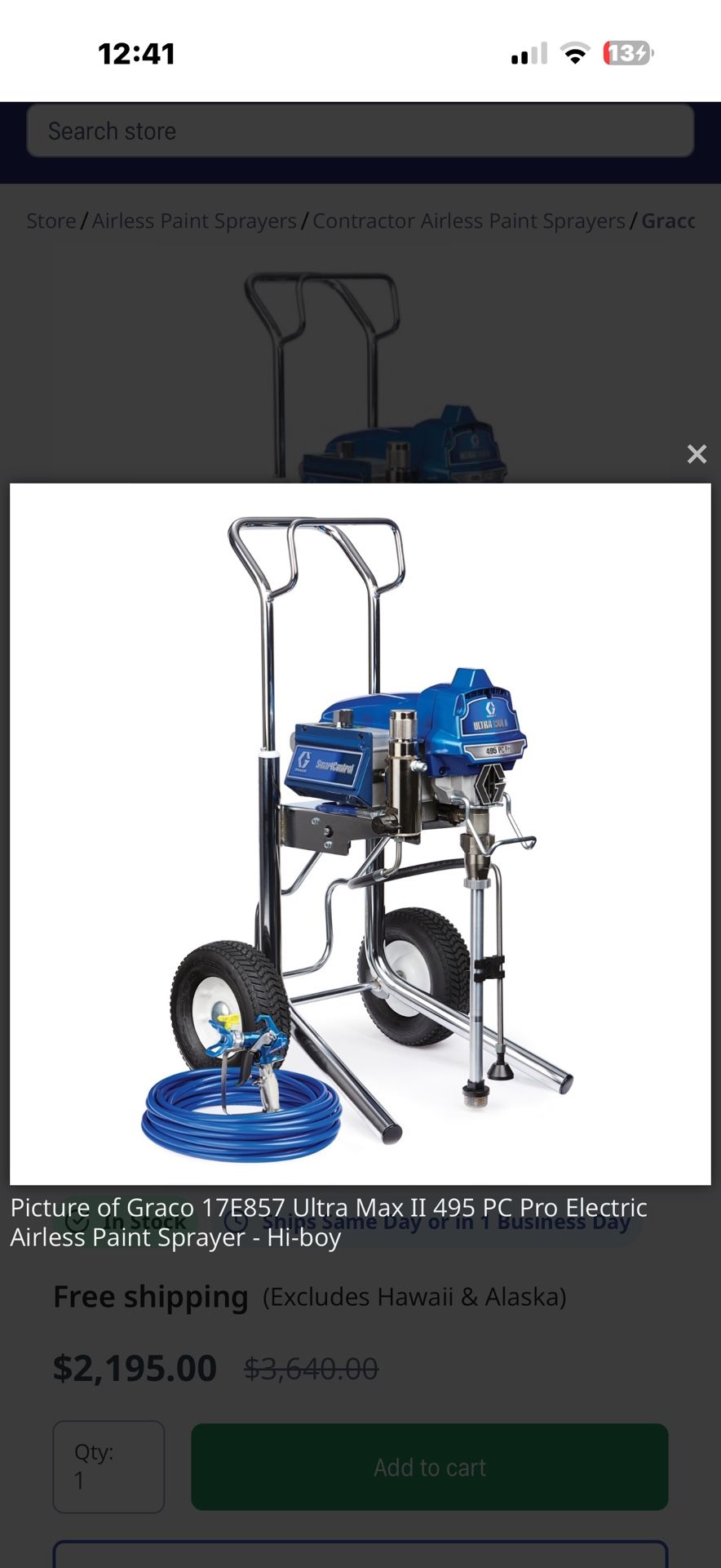 Graco 230 Ultra Max Pro Electric Airless Paint Sprayer for Sale in ...