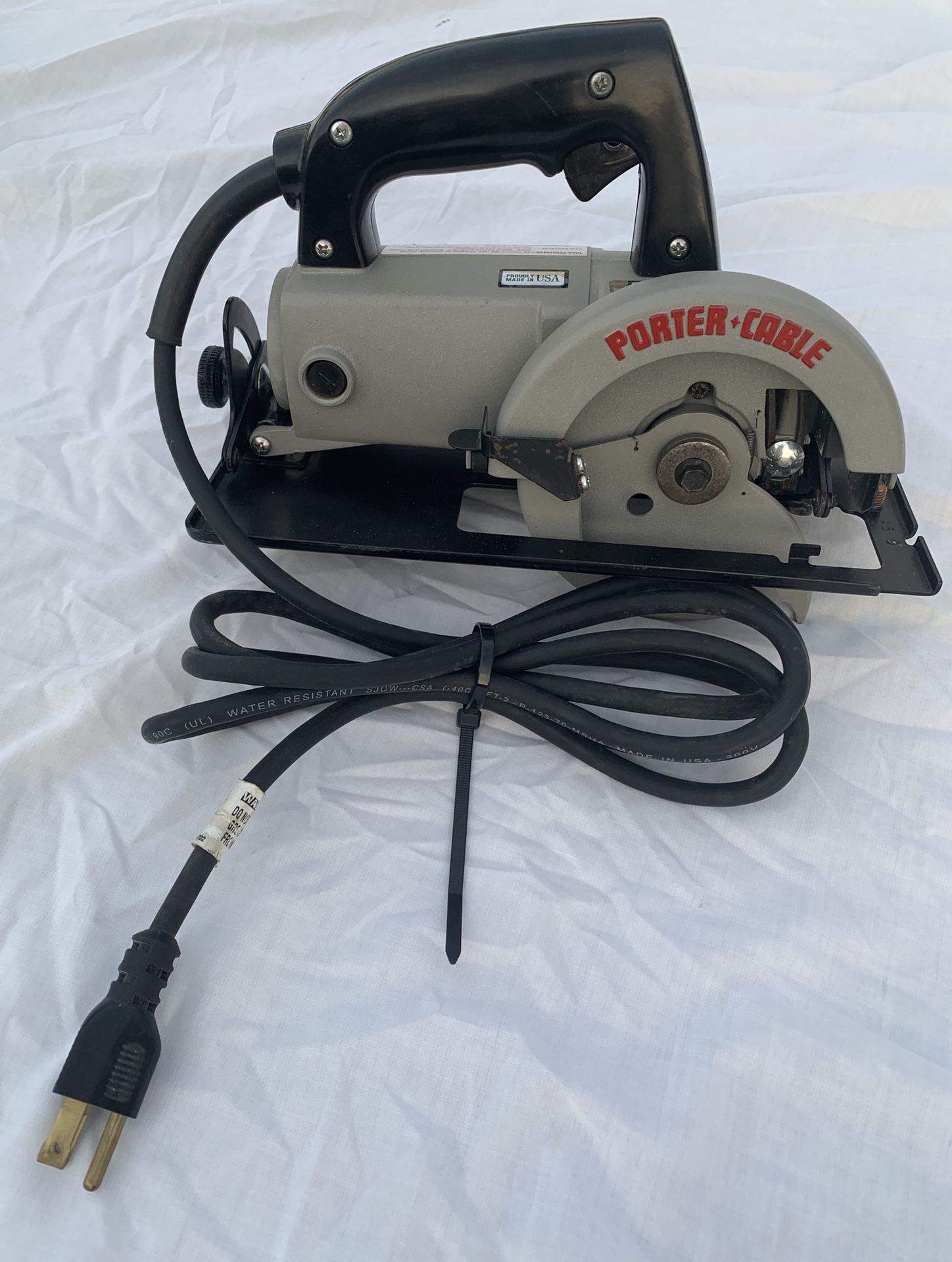 Porter-Cable 314 Type 5 4 1/2" worm drive trim saw for carpentry or ...