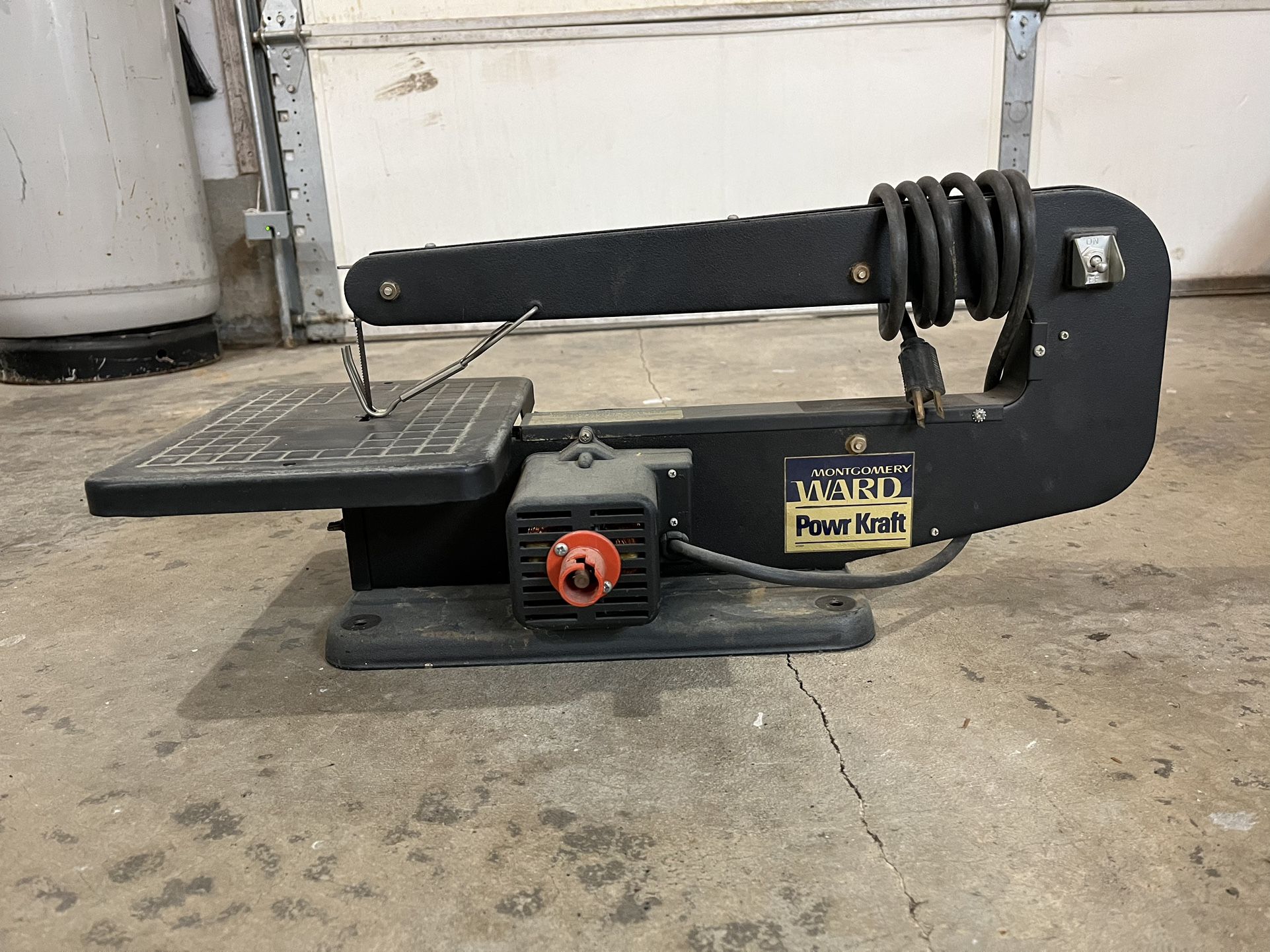 Vintage POWER-KRAFT TDR2354 Montgomery Ward Power Kraft 1.2 Amp Jig Saw ...
