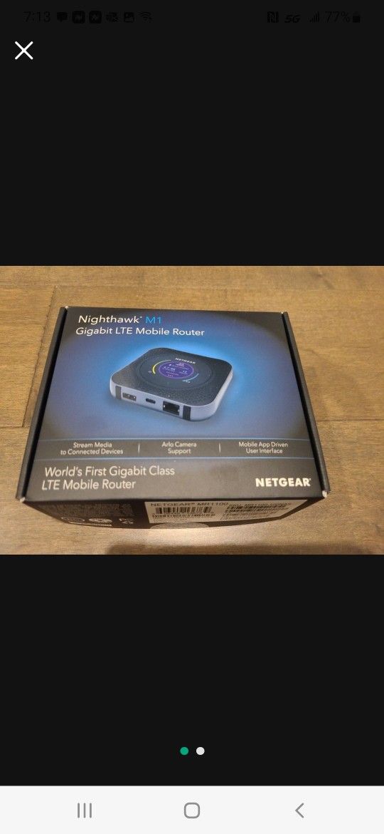 Netgear M1 Gigabit LTE Mobile Router for Sale in Bellevue, WA - OfferUp