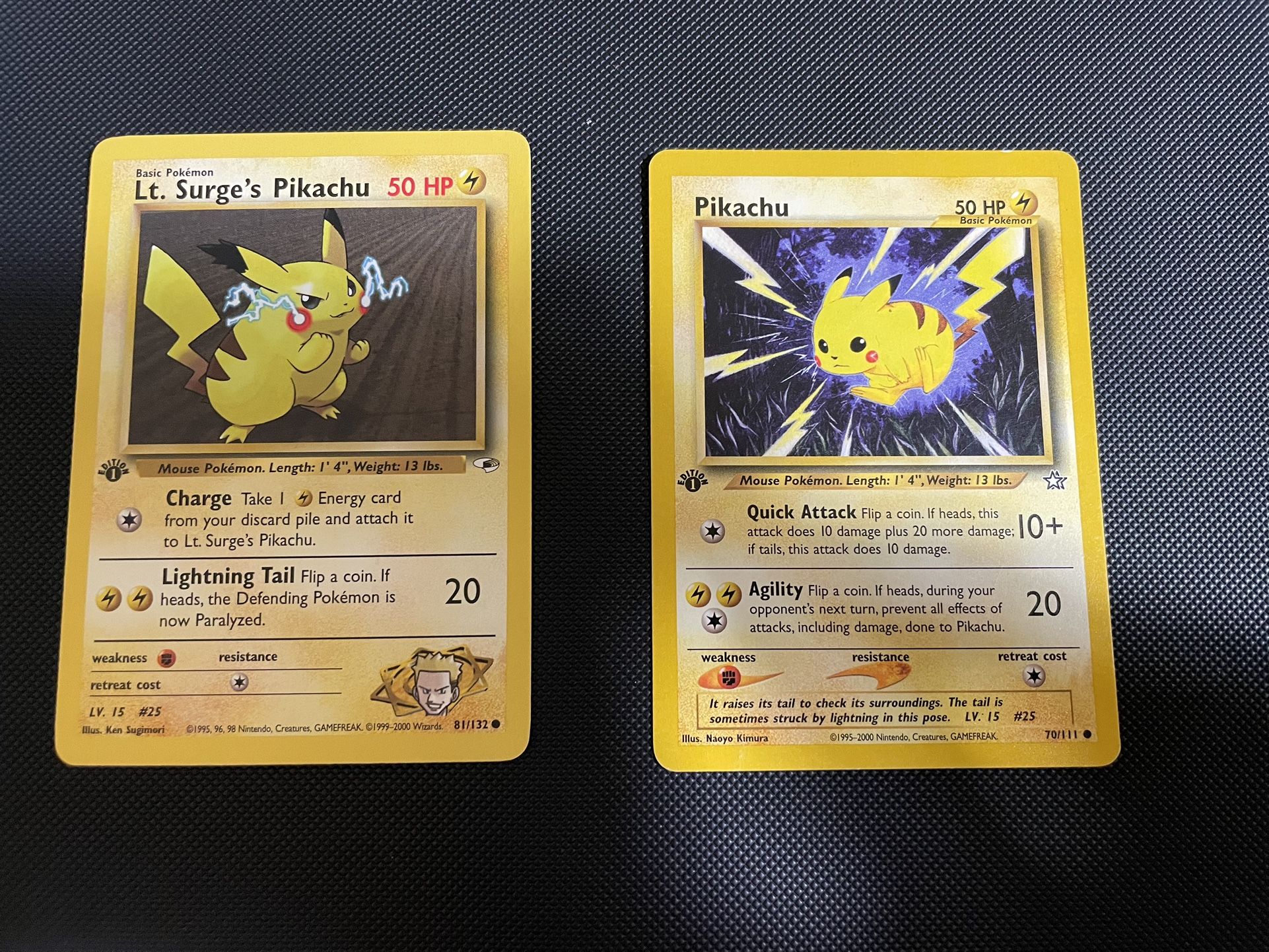 Pokemon Pikachu Card Original