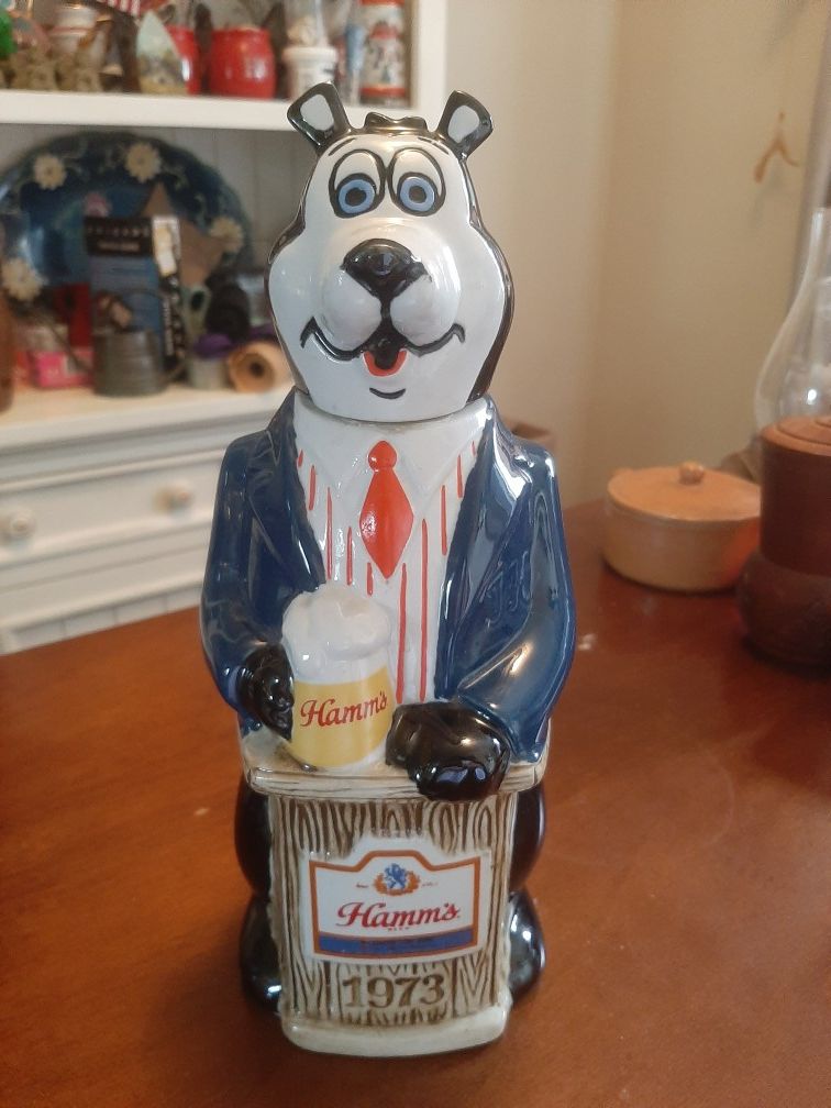 1973 Vintage Hamms Beer Bear Decanter For Sale In Whittier Ca Offerup