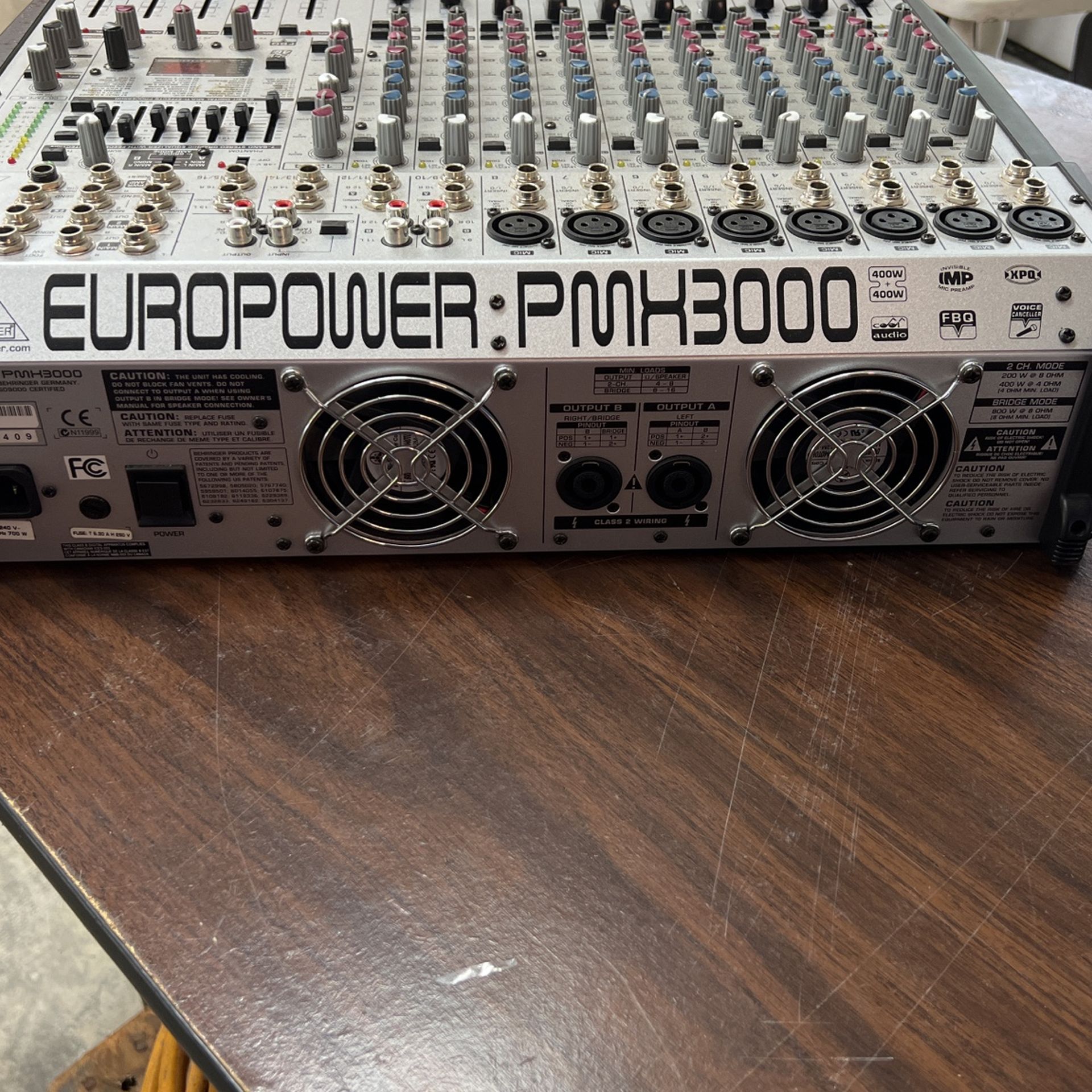 Behringer 16 channel euro power pmh3000 mixer for Sale in Hobart, WA ...