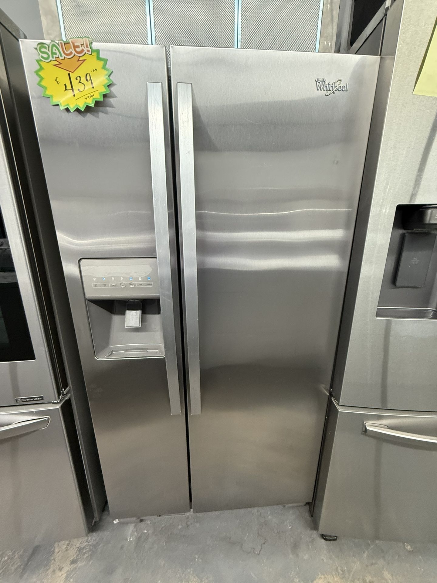 Whirlpool 33 inch Wide side By Side Refrigerator for Sale in Grand ...
