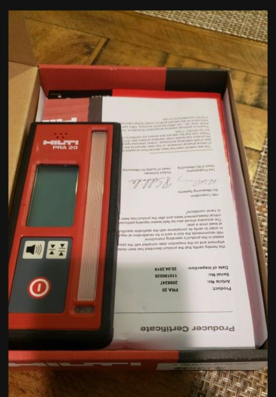 Hilti Pra 20 laser receiver for Sale in Riverside, CA - OfferUp
