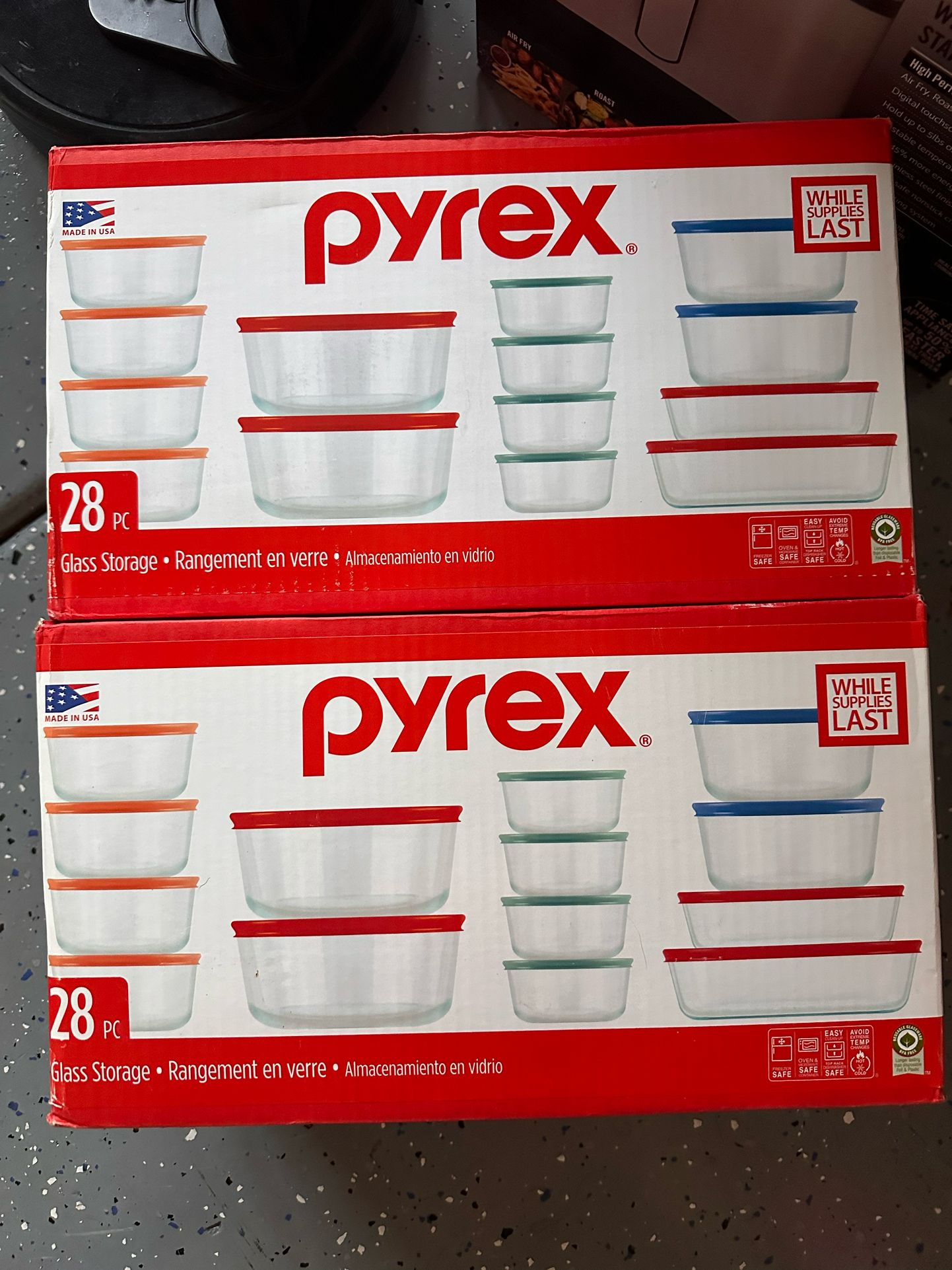 Pyrex 28 Piece Glass Set x2 for Sale in Chandler, AZ - OfferUp